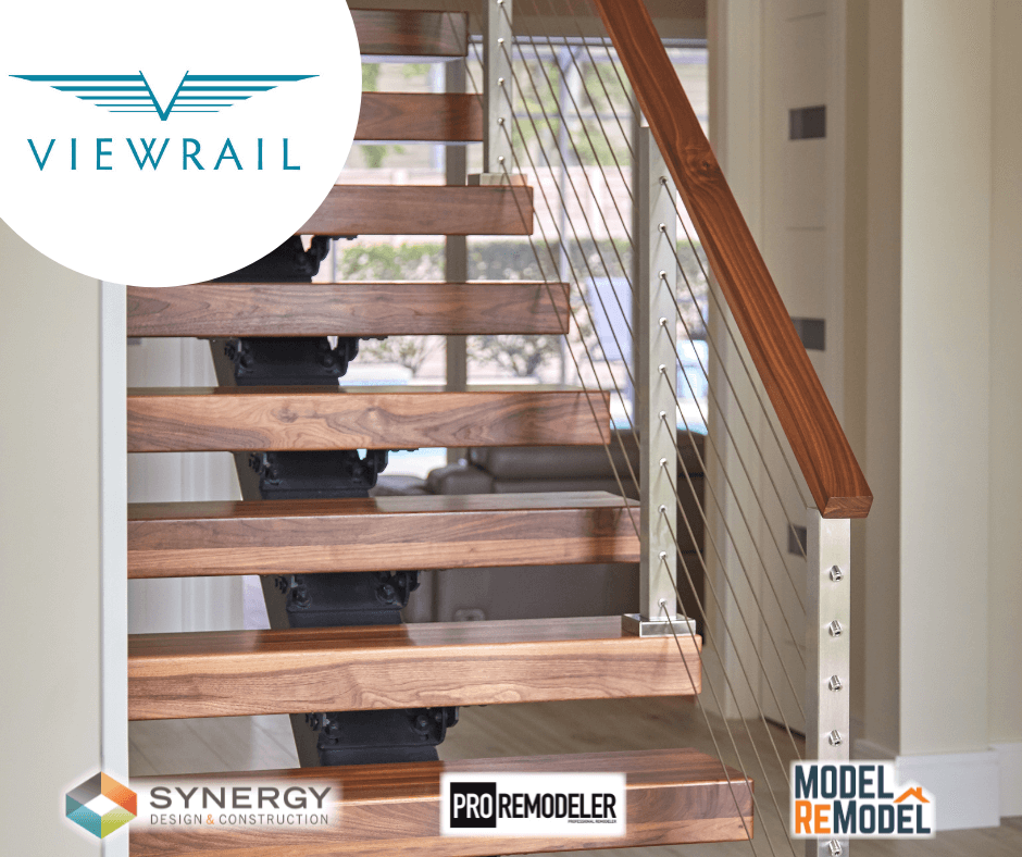 Model ReModel: Step Up Remodels with a Modern, Floating Staircase